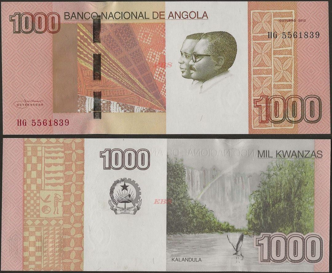Ebanknoteshop. Angola,P156, B547,1000 Kwanzas,2012